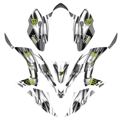 KFX 450R graphics Monster kit premium 24 mil thick racing vinyl #1500M ...