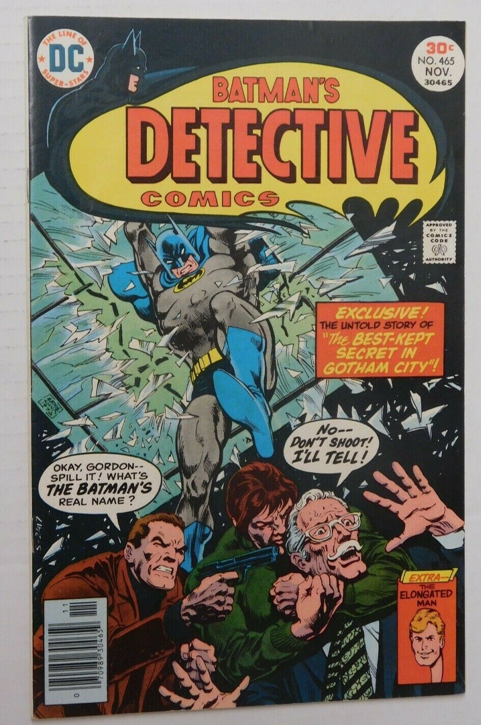 Batman's DETECTIVE COMICS #465 - Calculator Vs E-Man - DC 1976 FN ...
