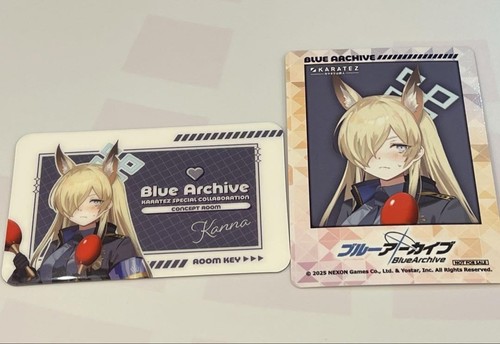 Blue Archive Karaoke Iron Man Room Key Style Card Mini Photo Style Card ...