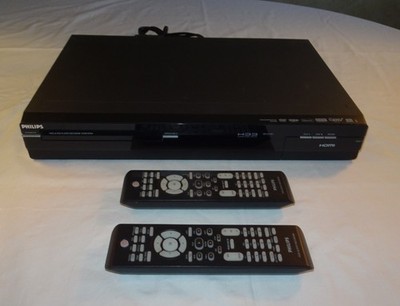 Philips HDD & DVD Recorder Player DVDR3576H SDTV Tuner HDMI w/2 Remotes ...