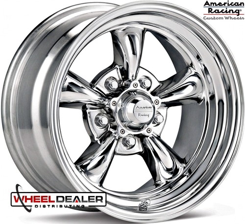 15x7-15x8" CHROME AMERICAN RACING TORQ THRUST WHEELS RIMS 1955 1956 ...