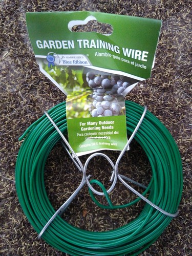 Garden Tie Plastic Covered Wire Plant Support 50ft Garden Bendable ...