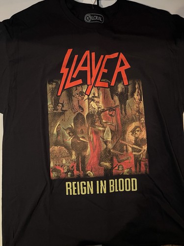 Slayer Reign in Blood T-Shirt Black NWT size XL | eBay