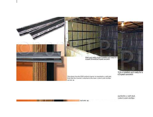 Resilient Channel for Drywall Isolation & Soundproofing 12 ft Single ...