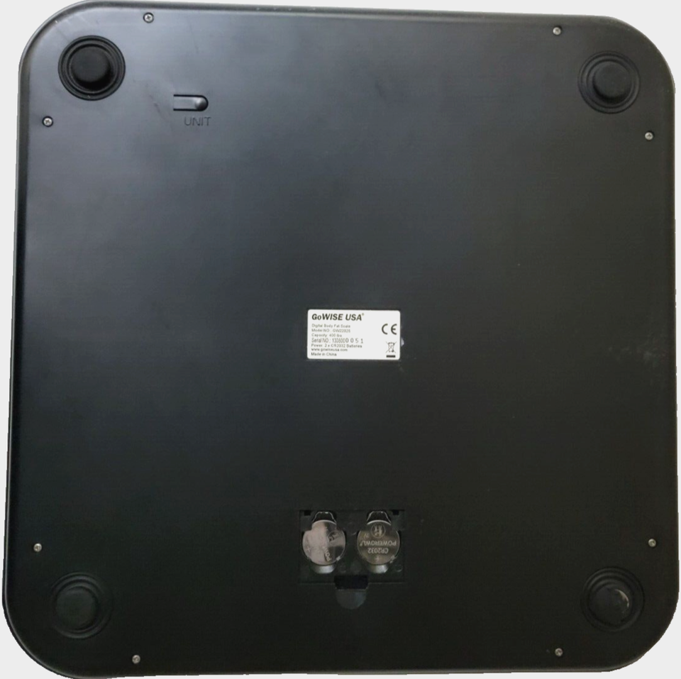 GoWISE USA Slim Digital Bathroom Scale Bioelectrical Impedance Analysis ...