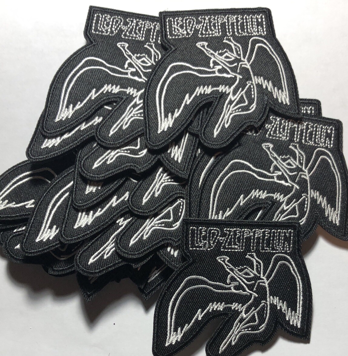 Lot 16 Led Zeppelin Logo Patch Rock Band Music Iron On Robert Plant ...