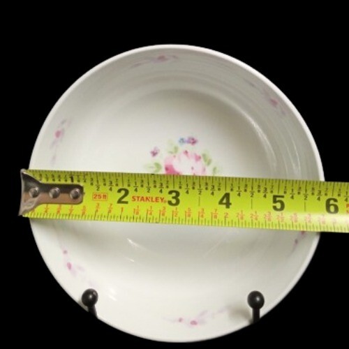 Gibson Designs HEAVENLY ROSE 4-Cereal Bowls 5 7/8” D Pink Rose ...