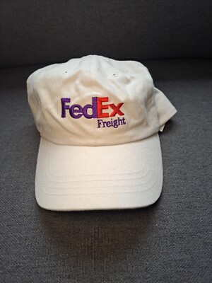 Fed Ex Freight Adjustable Strap Back White Hat Cap Fedex Freight hat | eBay
