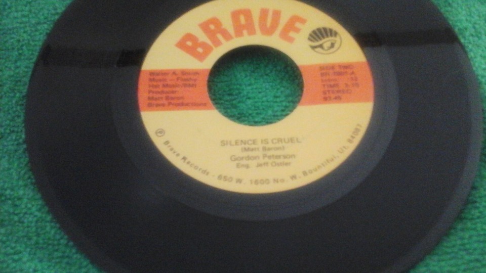 Gordon Peterson 45rpm First Be A Woman/Silence is Cruel =Rare=Country ...