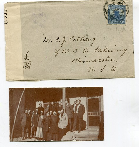 CHINA WWI censored cover 1918 to Redwing, Minnesota USA - see scans | eBay