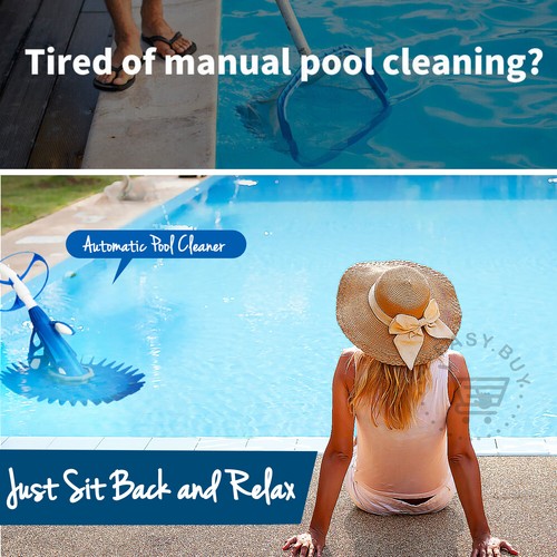 10M Creepy Crawly Automatic Pool Cleaner Swimming Pool Vacuum Crawler ...