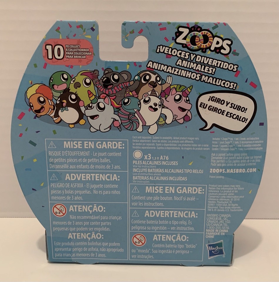 Hasbro Zoops - Wacky Zooming Animals - Twist & Climb - New | eBay