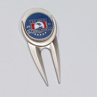 US Open 2010 Pebble Beach Divot Tool with Removable Ball Marker USGA ...