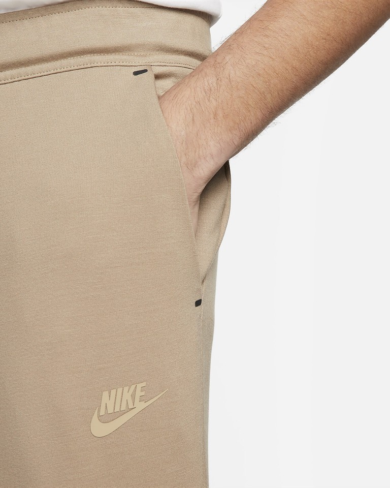 NEW Men's Size M Nike Lightweight Tech Fleece Joggers Pants Khaki Tan ...