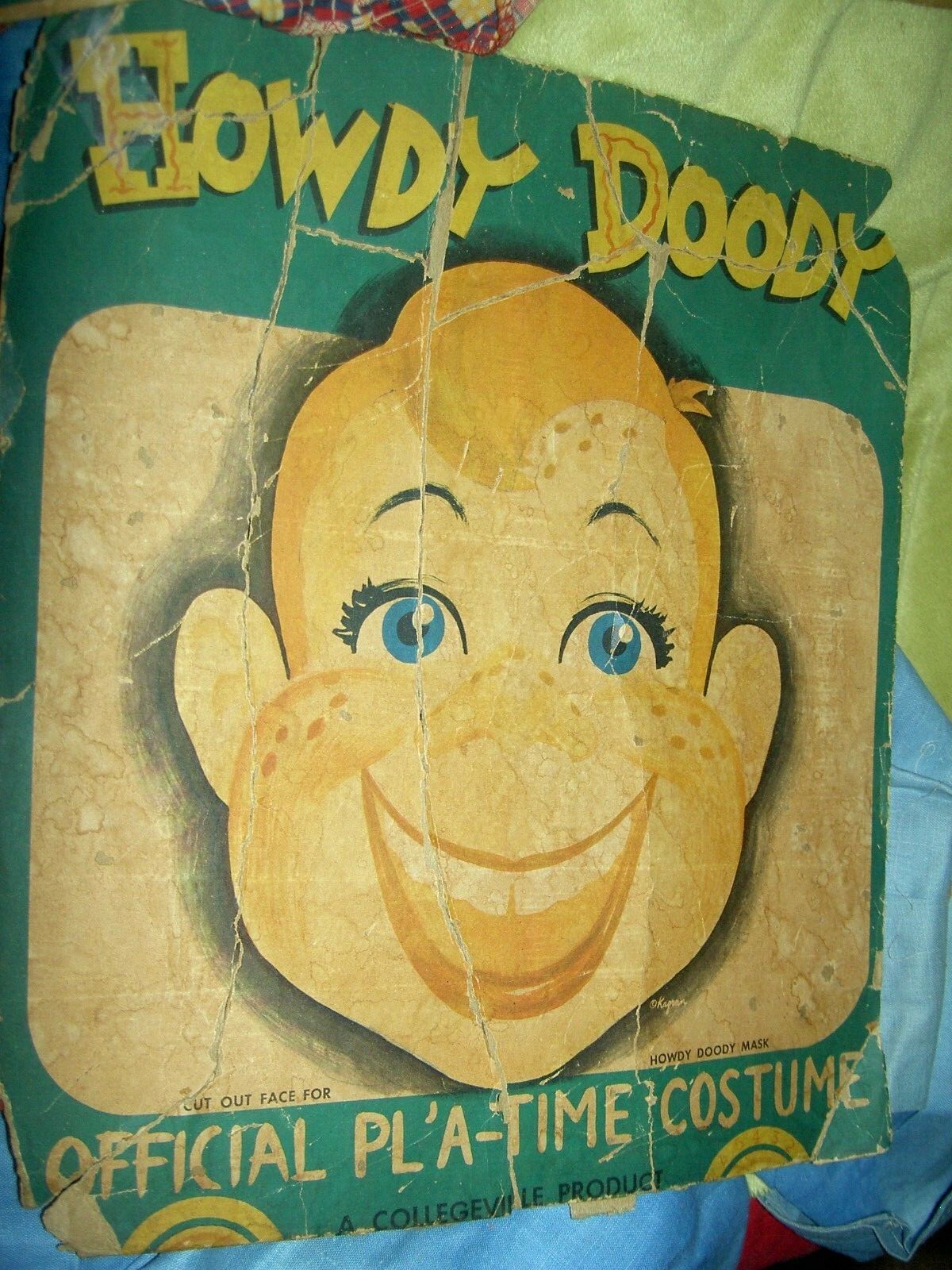 1950s vintage Howdy Doody Kagram costume & partial original box | eBay