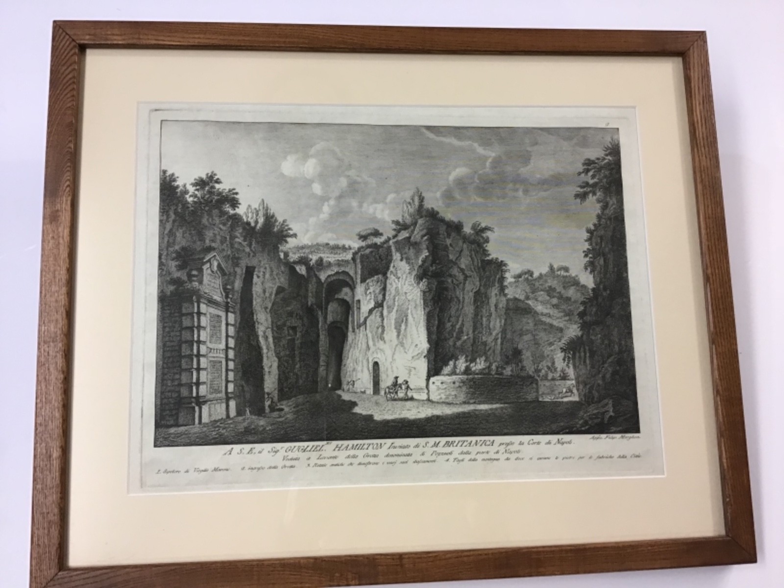 Filippo Morghen Engraving Archaeological Ruins Of Neapolitan Region ...