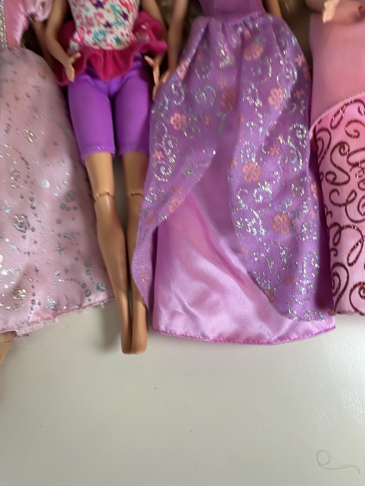 Vtg Y2K Mattel Barbie 7 Dolls Huge Lot Fashion Fever Mermaid Tattoos ...