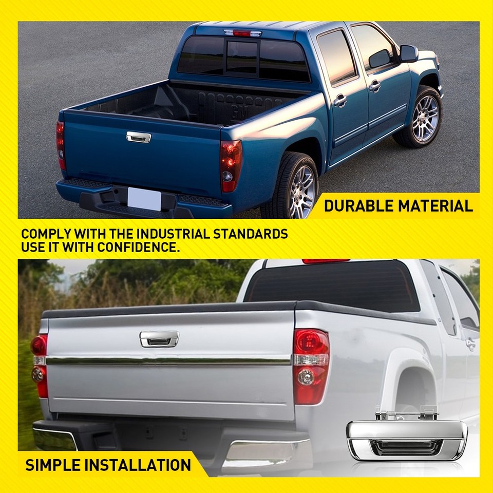 Tailgate Handle Smooth Chrome for 04-14 Chevrolet Colorado GMC Canyon ...