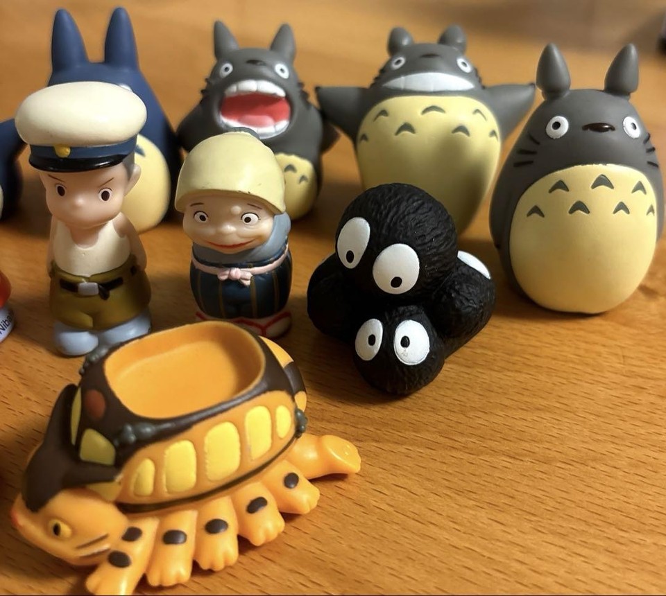 Studio Ghibli My Neighbor Totoro Mini Figure Finger puppet lot of 16 ...