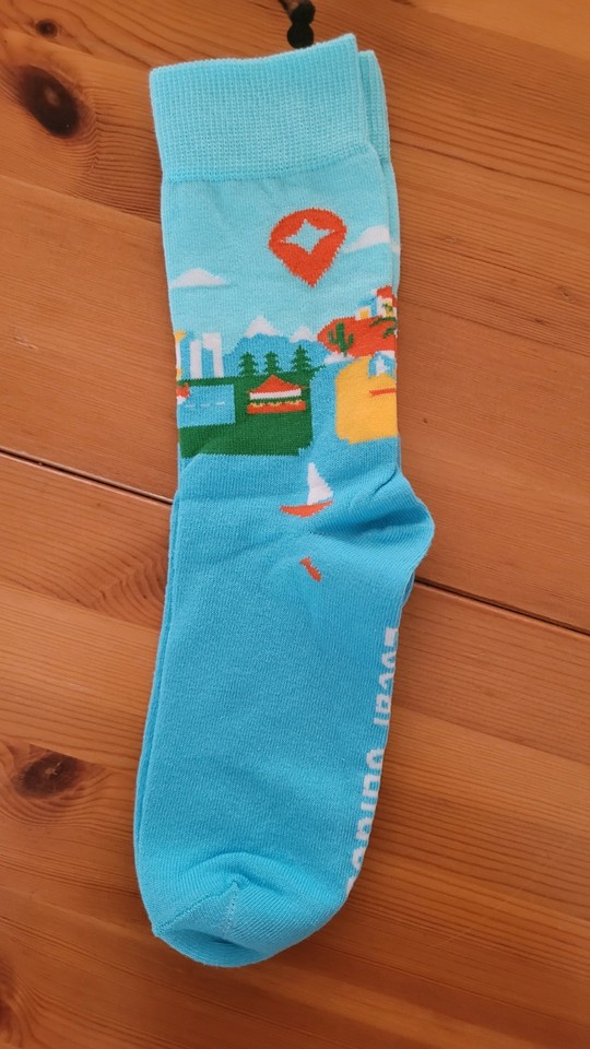 Google Maps Local Guide Community Exclusive Collectible Socks | eBay