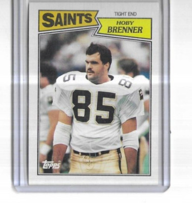 1987 Topps Football #275 Hoby Brenner New Orleans Saints | eBay