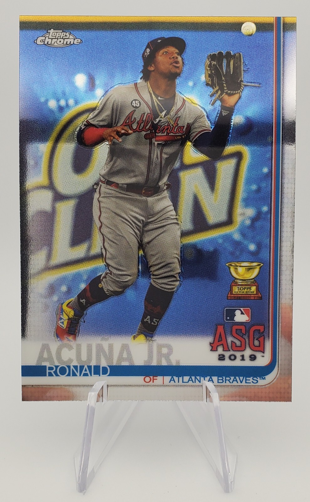 2019 Topps Chrome Ronald Acuna Jr All Star Game Rookie Cup #81 Pack ...