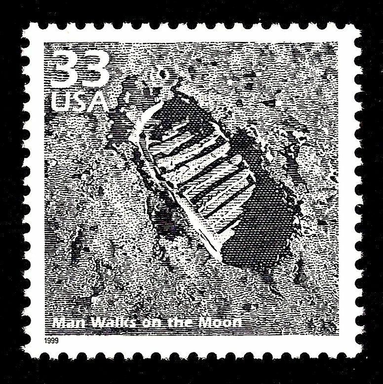 Neil Armstrong Apollo Xi Footprint