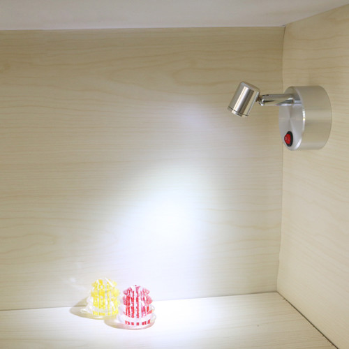 3W LED Light Battery-Powered portable Lamp Button Picture Spotlight ...