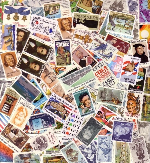 100 61 CENT NEW POSTCARD RATE 4 STAMP COMBOS WAY BELOW $61.00 FACE | eBay