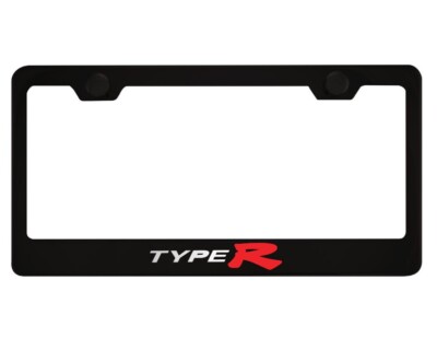 HONDA CIVIC TYPE R License Plate Frame | Reflective White/Red | eBay