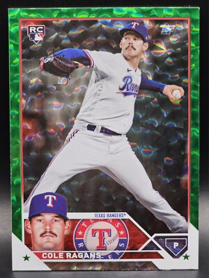 Cole Ragans 2023 Topps Update Green Foil Rookie Card RC #174/499 ...