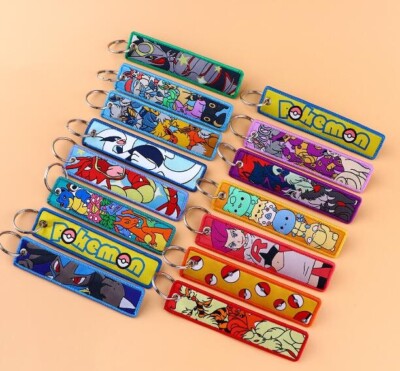20pcs Anime mix Key Tag Keychain Keychain For Car Keys Backpack Key ...