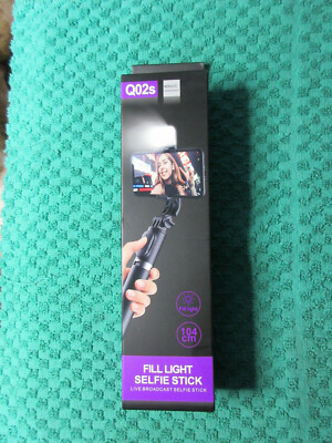 Newest Q02s Selfie Stick Tripod With Led Fill Light Live Multifuncional ...