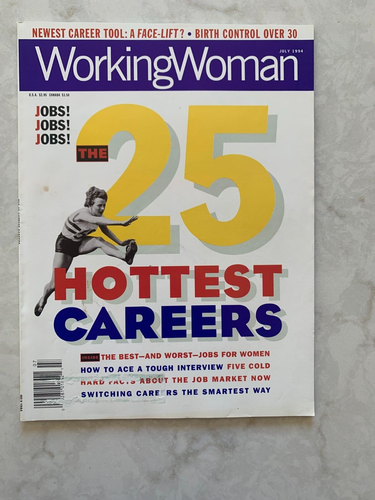 Working Woman magazine, July 1994, cover: 25 Hottest Careers | eBay