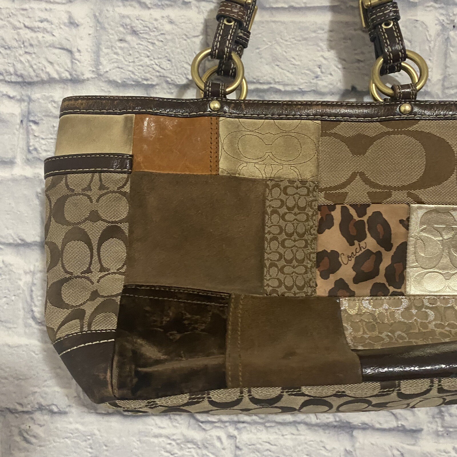 Coach Signature Patchwork Limited Edition Purse Bag F… - Gem