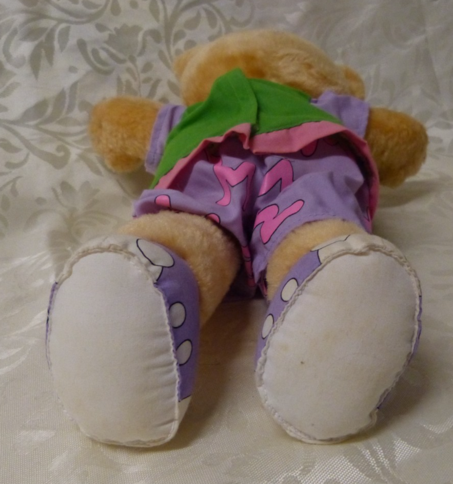 BANANAS IN PAJAMAS VINTAGE "MORGAN" PLUSH TOY TEDDY BEAR - 1990's - ABC ...