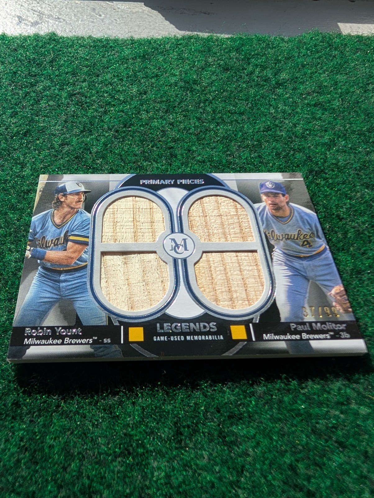 2024 Topps Milwaukee Brewers Robin Yount & Paul Molitor Game Used ...