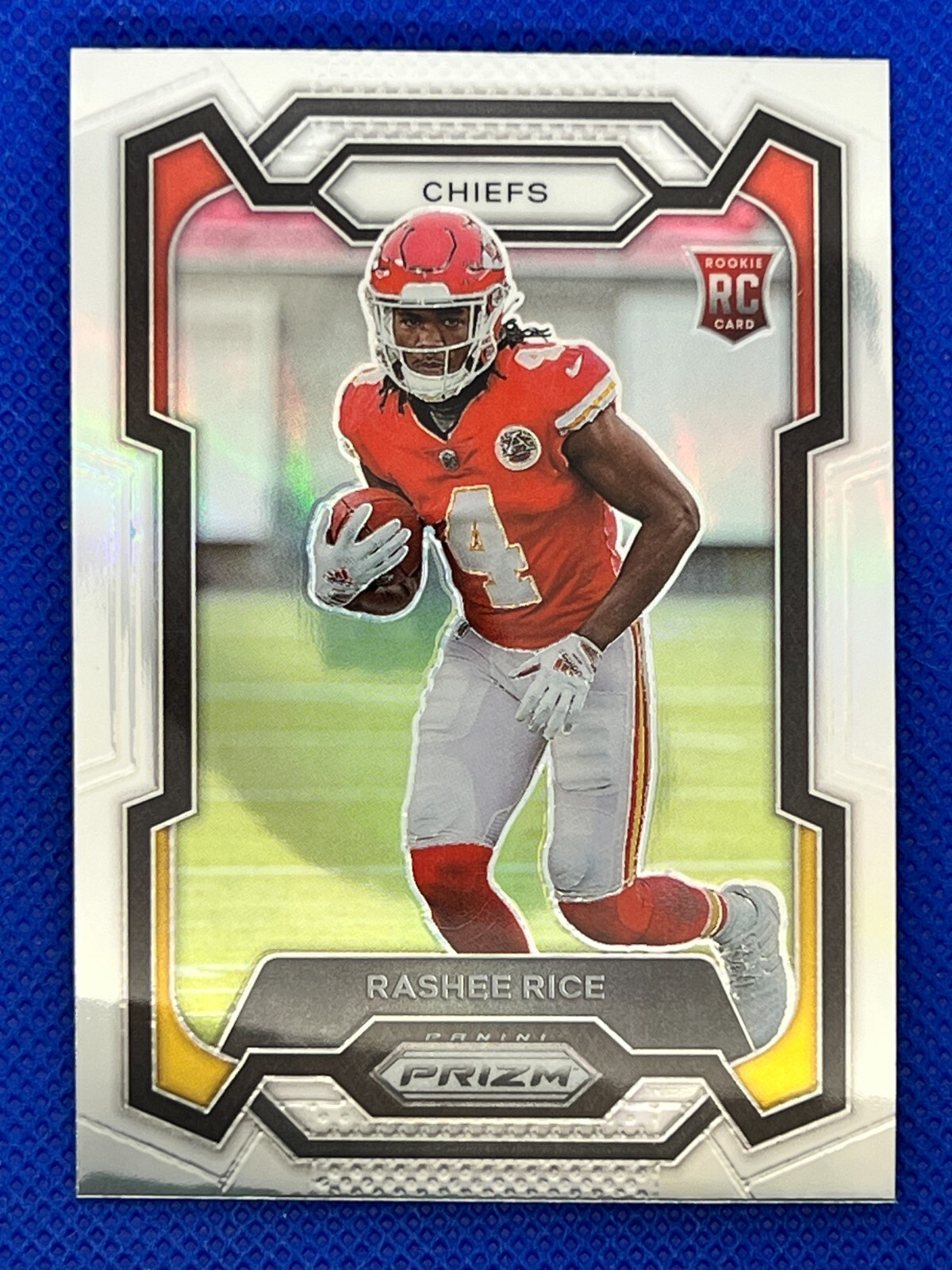 2023 Panini Prizm Silver Prizm Rashee Rice ROOKIE CARD #350 Chiefs 94A ...