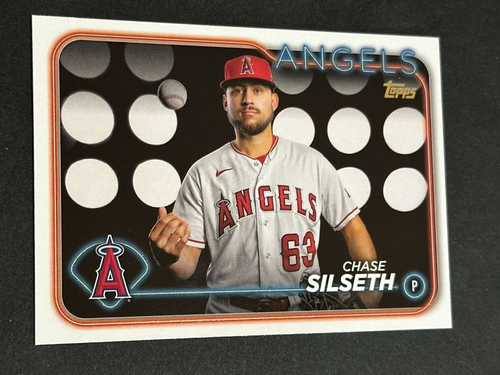 2024 Topps Series 1 Chase Silseth Golden Mirror Variation SSP #585 ...