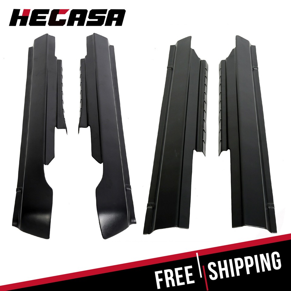 HECASA For 2009-2018 Dodge Ram Crew Cab Rocker Panel Protector Guard ...