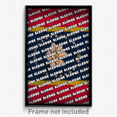 Sledge Mississippi Poster (MS City Souvenir 11x17 Town Print) | eBay