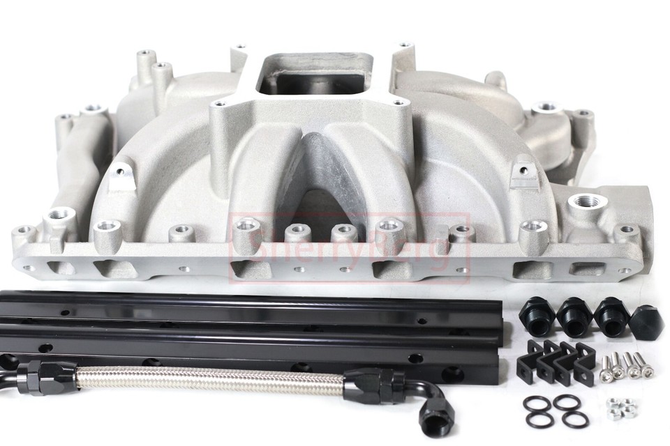 EFI SBF 351w windsor v8 Intake manifold for Ford 351W Throttle Body EFI ...
