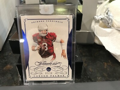 Panini Flawless Sapphire Encased Base Card Cardinals Carson Palmer 02/ ...