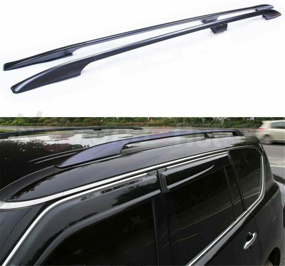 2Pcs Roof Rail Rack Side Rail Bar Fits for Nissan Patrol Armada Y62 ...