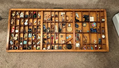 Trays - Wooden Type Set Tray Drawer Shadow