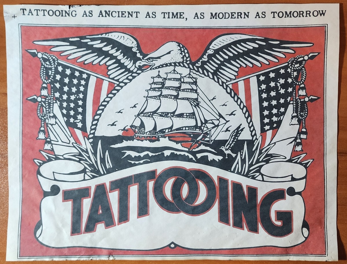 Vintage Tattoo Flash Motor City Tattoo Museum Vintage Terminal 5