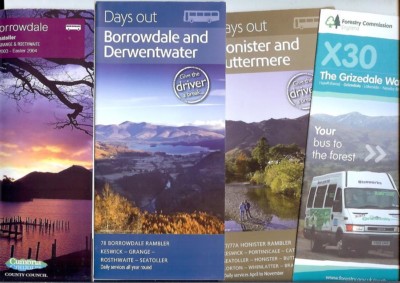 Cumbria NorthWest Cumberland bus timetables Keswick Lake District ...