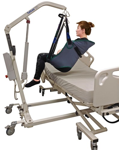 Tuffcare Universal Divided Leg Sling - Solid Fabric Polyester Patient ...