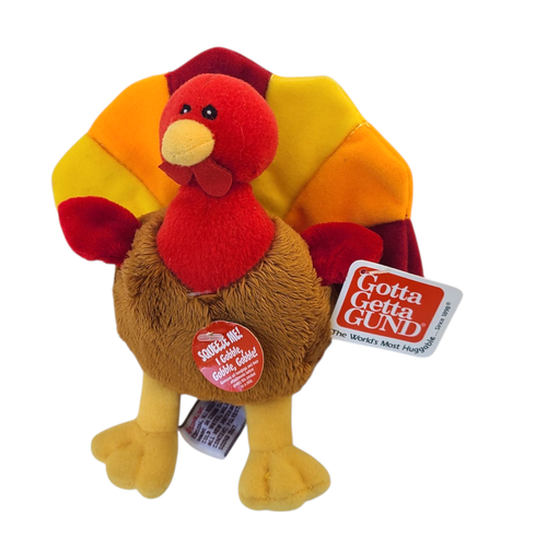 Gund Thanksgiving Turkey Plush Doll Stuffed Animal 46583 w/TAG No SOund ...