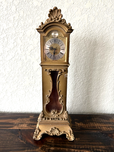 1960's Vintage German SCHMID 8 Day Grandfather Clock Parts Only Missing ...